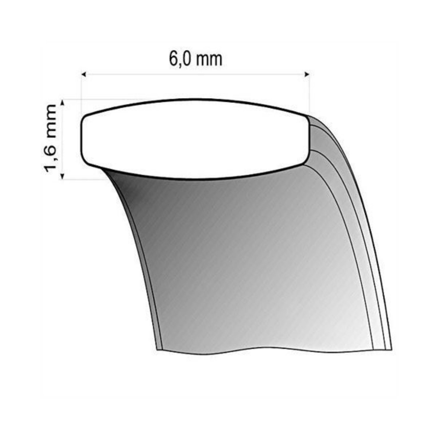 Gifteringer RAUSCHMAYER stål & gull, 6 mm | ole Aas