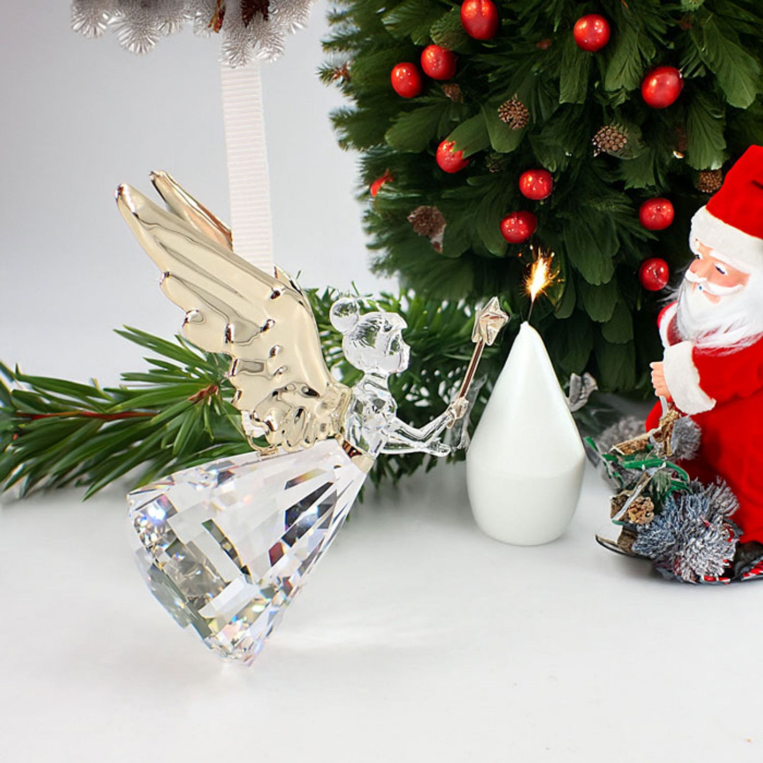 Swarovski figurer Holiday Magic Angel engelornament | Ole Aas