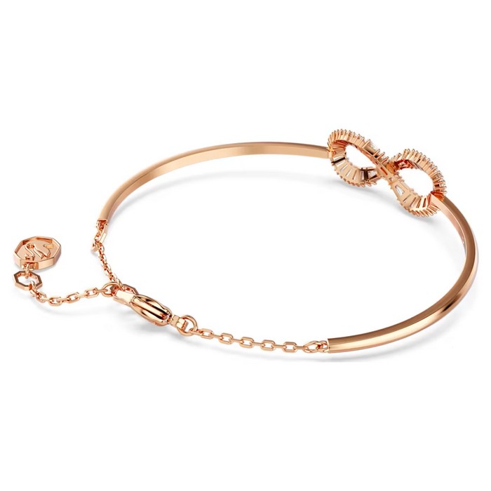 Swarovski armbånd Hyperbola Infinity, White, Rose gold-tone plated ...