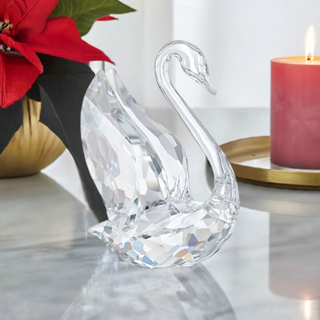 Swarovski figur Signum Swan, Medium | Gullsmed Aas