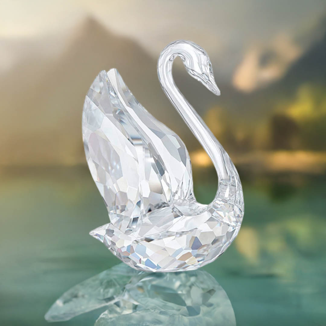 Swarovski figur Signum Swan, Medium | Gullsmed Aas