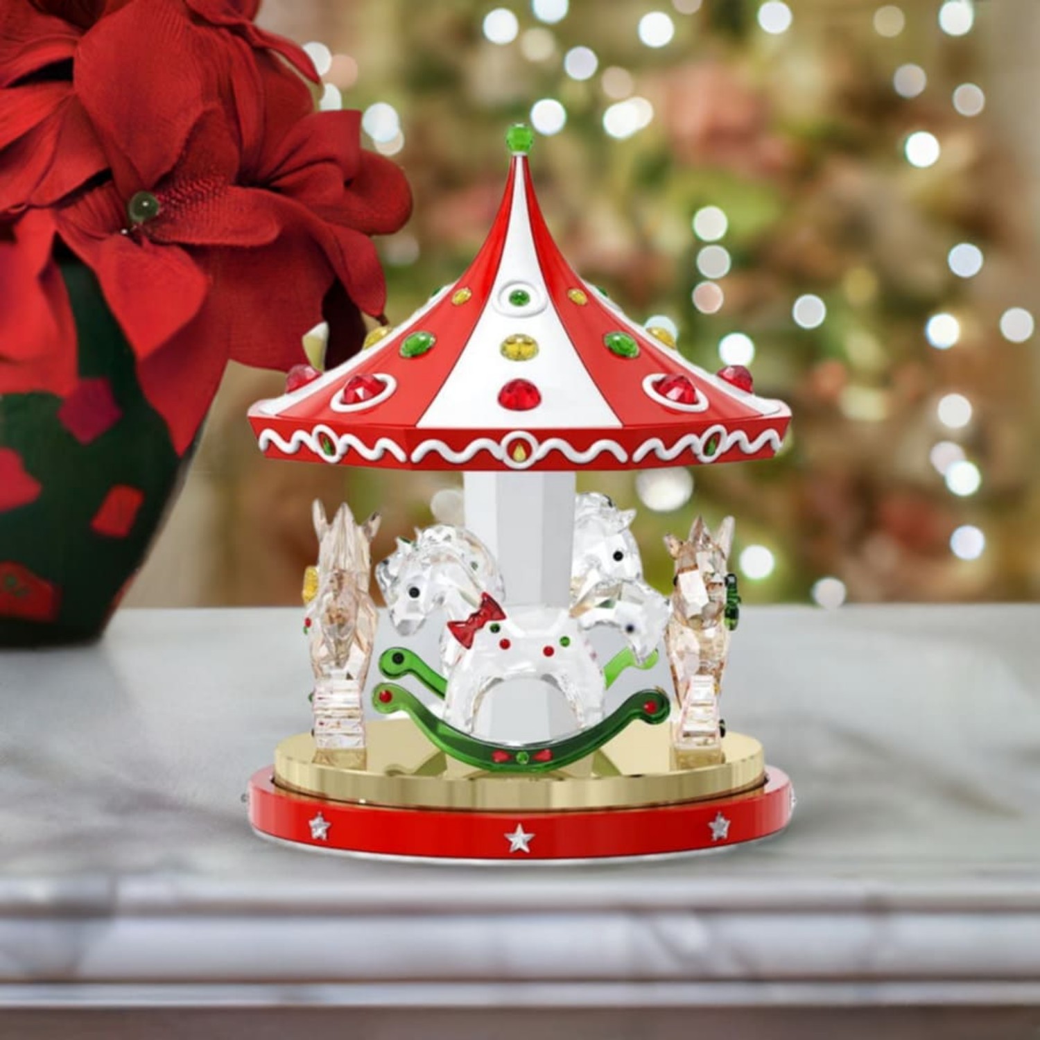 Swarovski figurer Holiday Cheers Carousel | Ole Aas