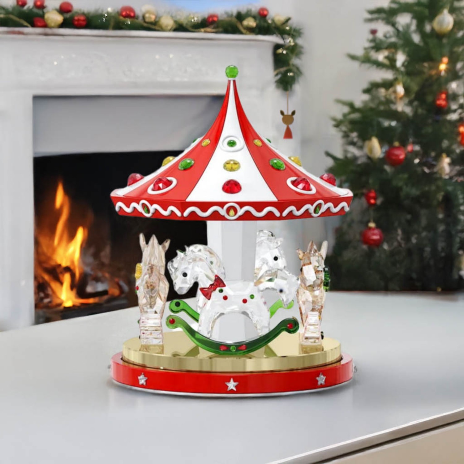 Swarovski figurer Holiday Cheers Carousel | Ole Aas