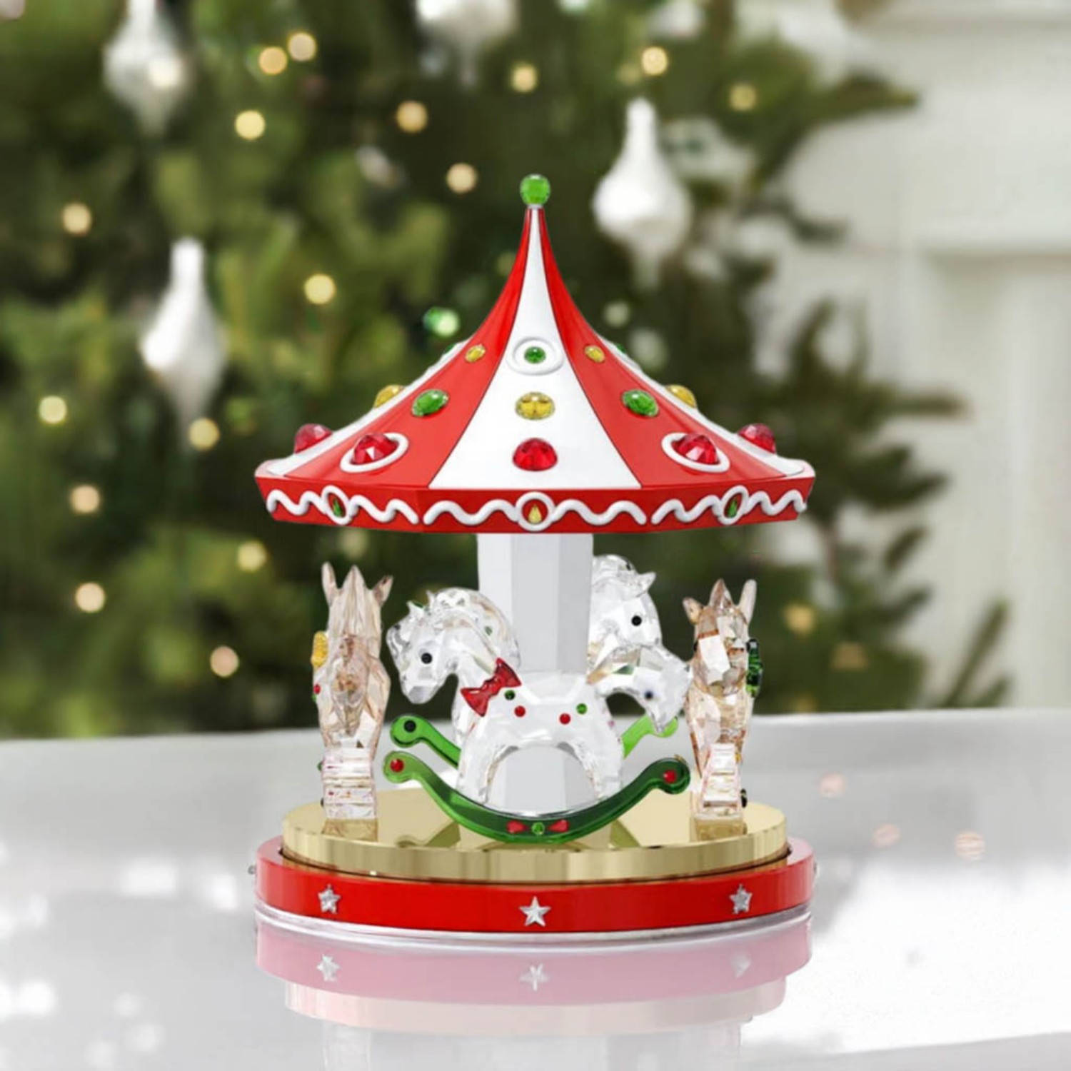 Swarovski figurer Holiday Cheers Carousel | Ole Aas