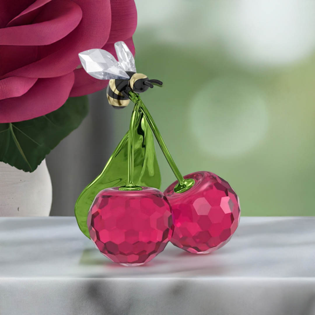 Swarovski figurer Idyllia Bee and Cherry | Ole Aas
