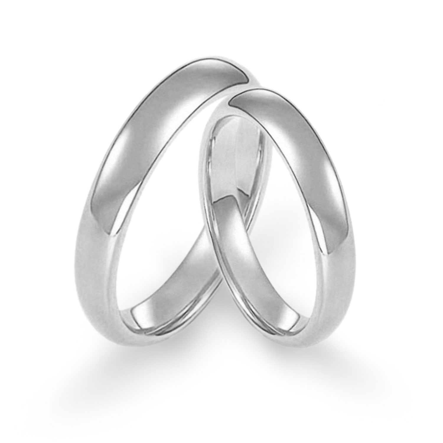 Giftering i hvitt gull 14kt, 3,5 mm/1,3 mm. RUBIN | Ole Aas