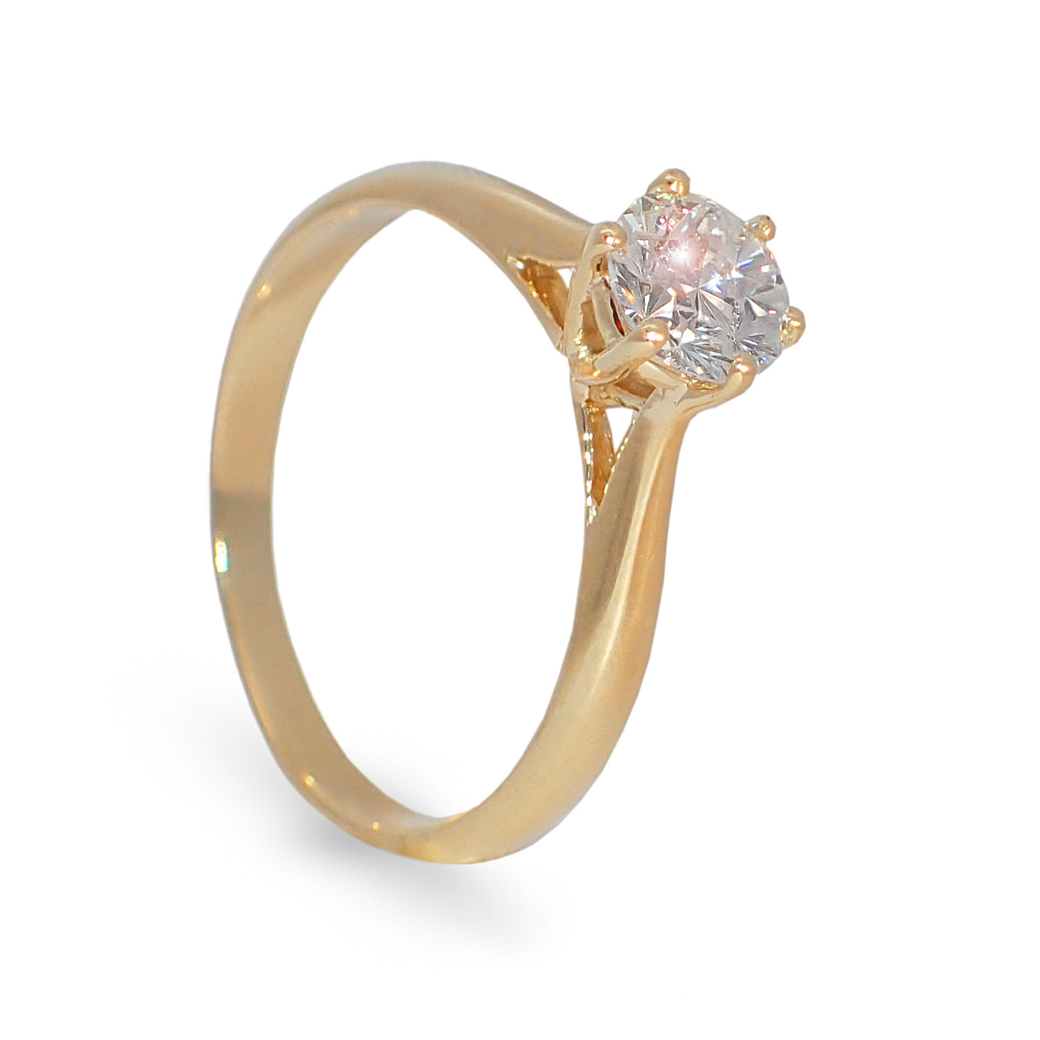 Forlovelsesring med lab grown diamant 0,73 ct River (E) - VS2. Leticia | Ole Aas